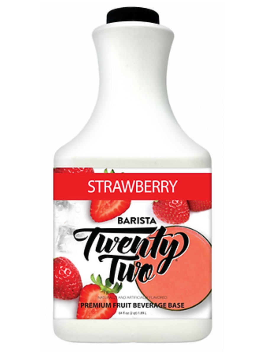 Strawberry Barista 22 Fruit Beverage Base: 64oz – Mountain Roaster Coffee